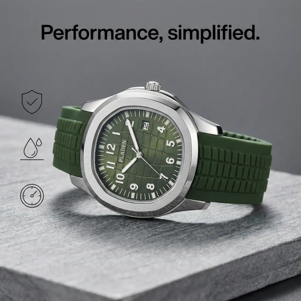 HOVX Oceanis 42 Men’s Watch | Sport Quartz Rubber Strap